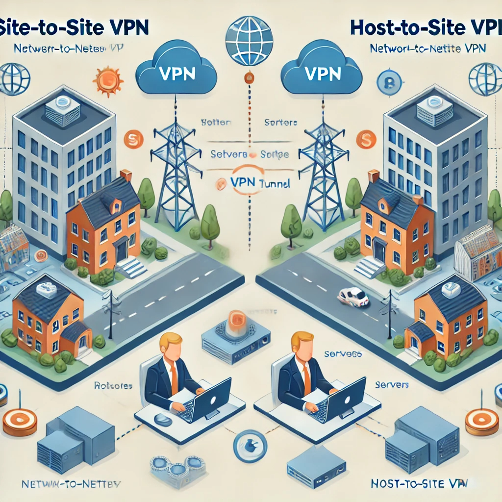 Mengenal Perbedaan Site-to-Site VPN dan Host-to-Site VPN - buletinsiber.com
