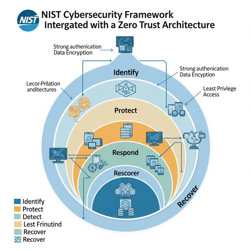 NIST Cybersecurity Framework dan Zero Trust Architecture - buletinsiber.com